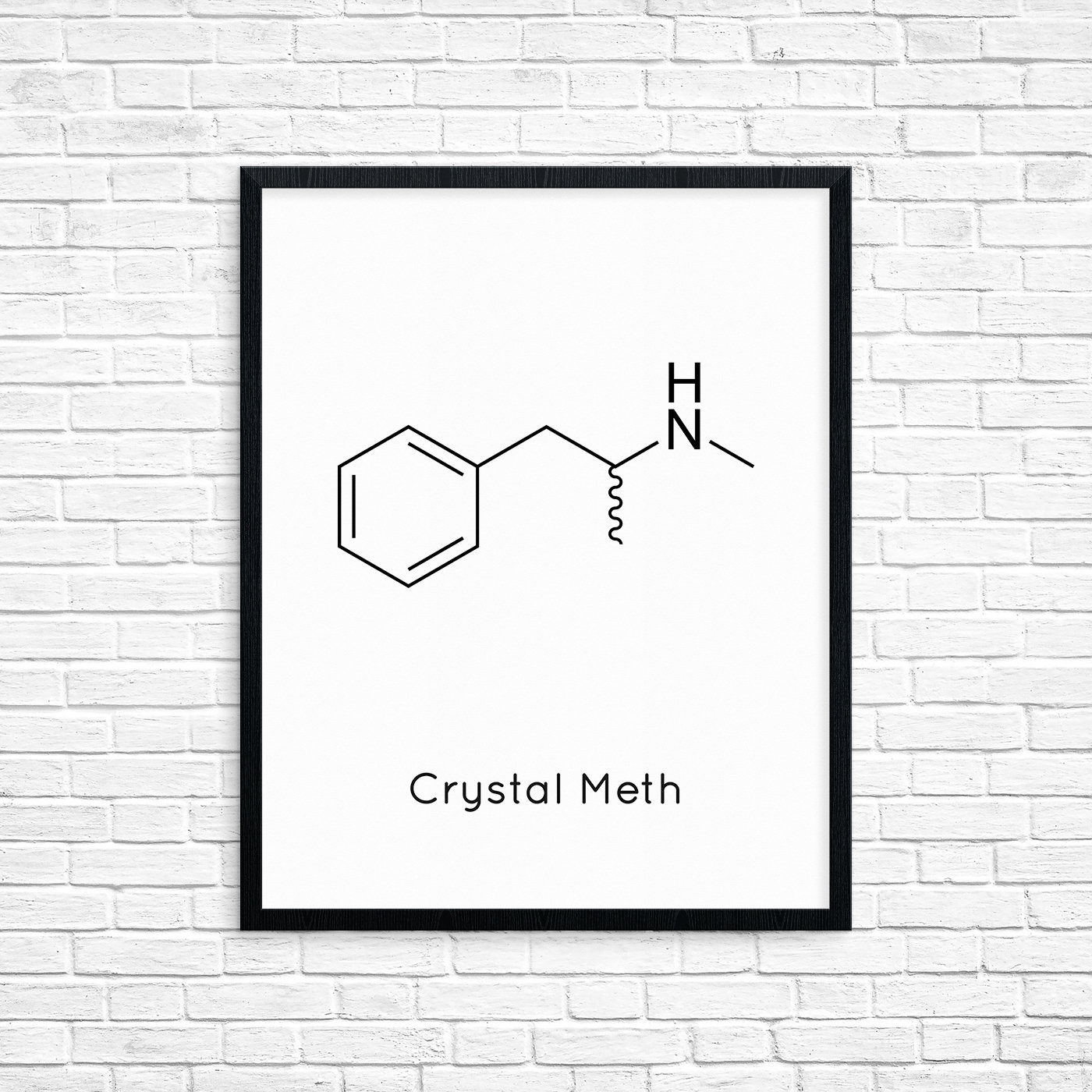 Instant Download Crystal Meth Molecule Drugs Chemistry Print Science ...
