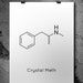 Instant Download Crystal Meth Molecule Drugs Chemistry Print Science ...