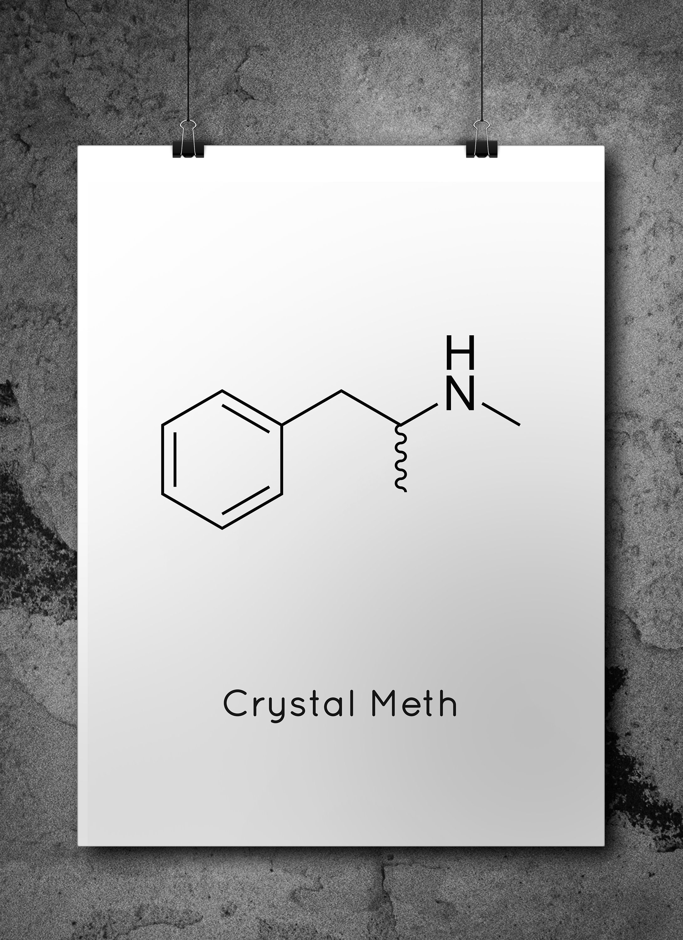 Instant Download Crystal Meth Molecule Drugs Chemistry Print Science ...