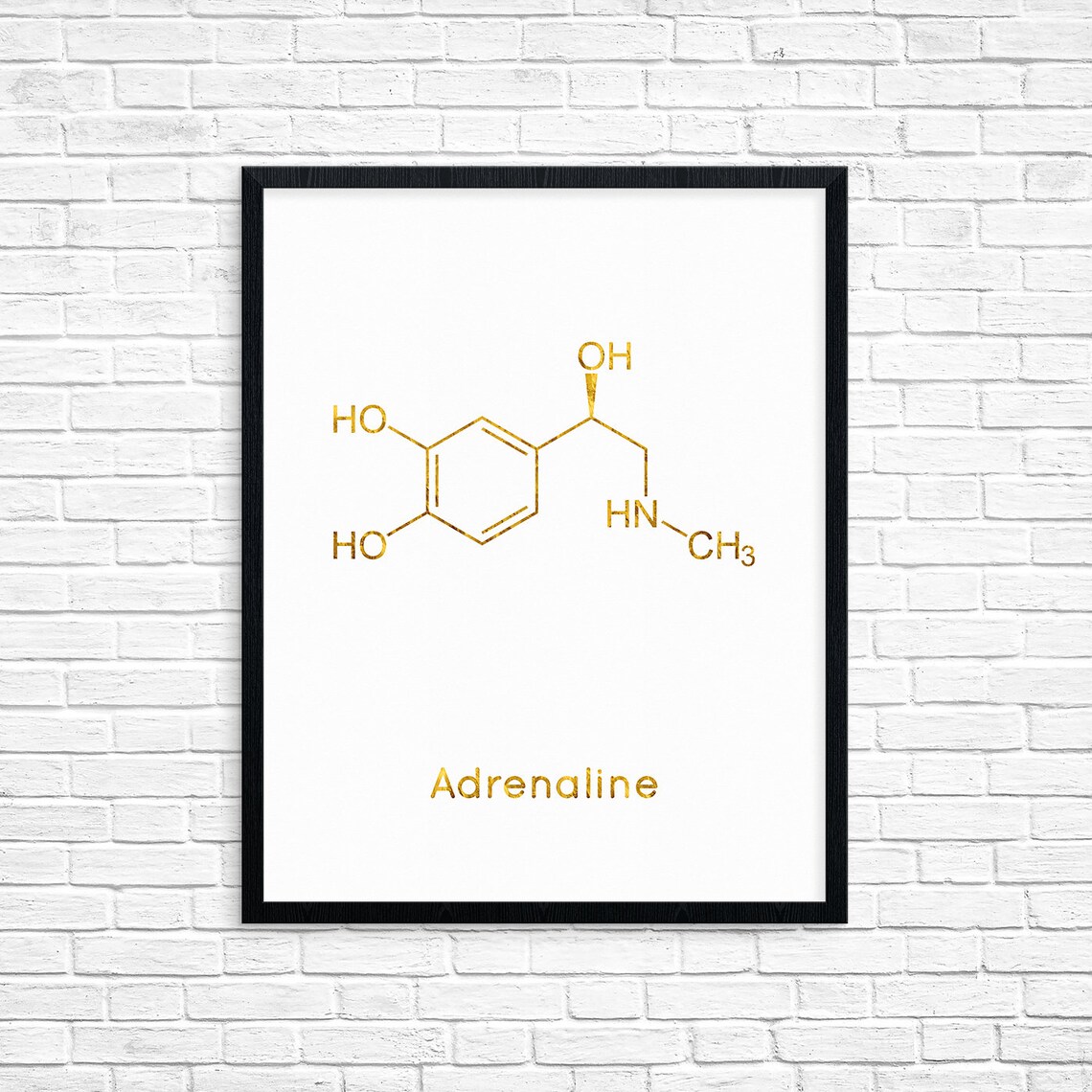 Instant Download Adrenaline Molecule Printable Wall Art Downloadable ...