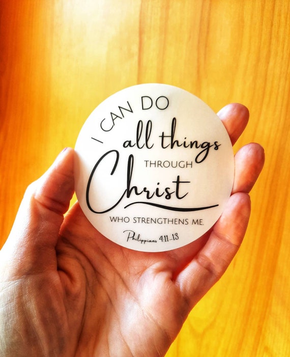 Philippians 4:13 I Can Do All Things Through Christ Who | Etsy