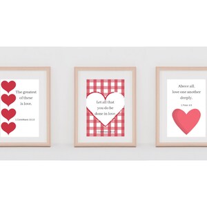 Valentine's Day Bible Verse Printable Set 3 for 5! - Etsy