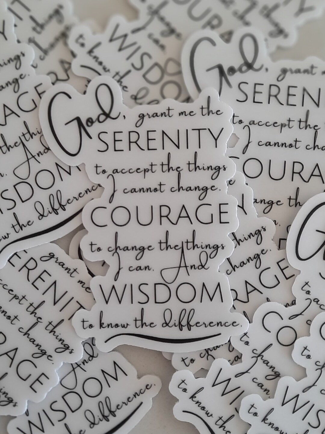 Serenity Prayer Sticker Christian Sticker Bible Journaling Sticker ...