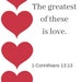 The Greatest of These is Love Valentine's Day Printable 1 Corinthians ...