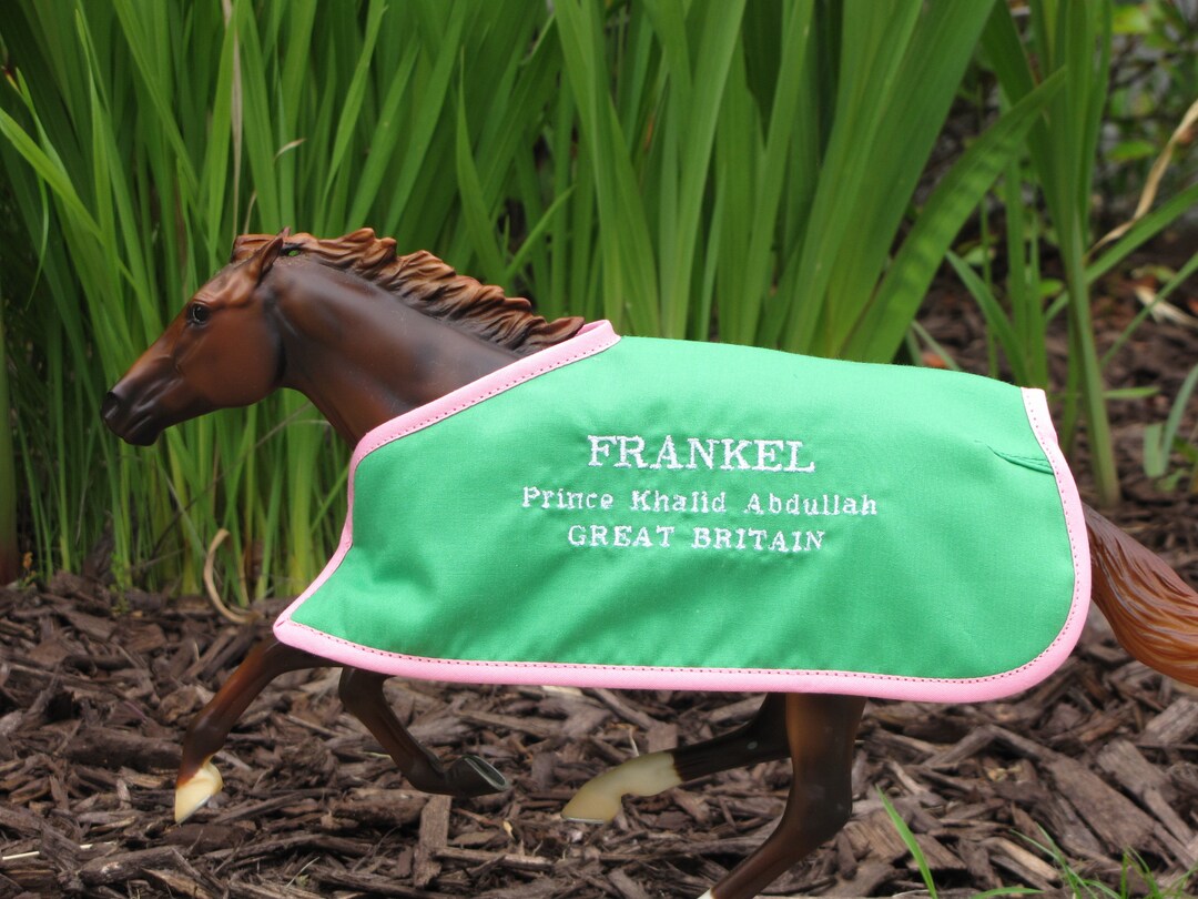 FRANKEL Tb Famous Thoroughbred Race Racehorse Horse CM Embroidered ...