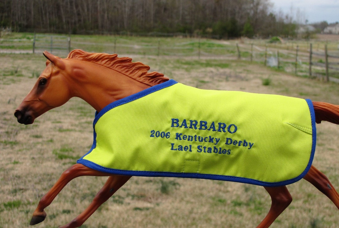 BARBARO Embroidered Blanket for Breyer Thoroughbred Tb Race Horse ...