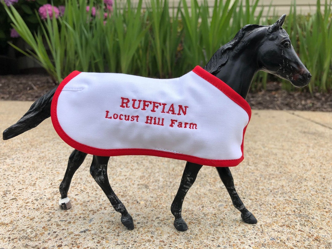 RUFFIAN Embroidered Blanket Breyer Classic Freedom Series Model Horse ...
