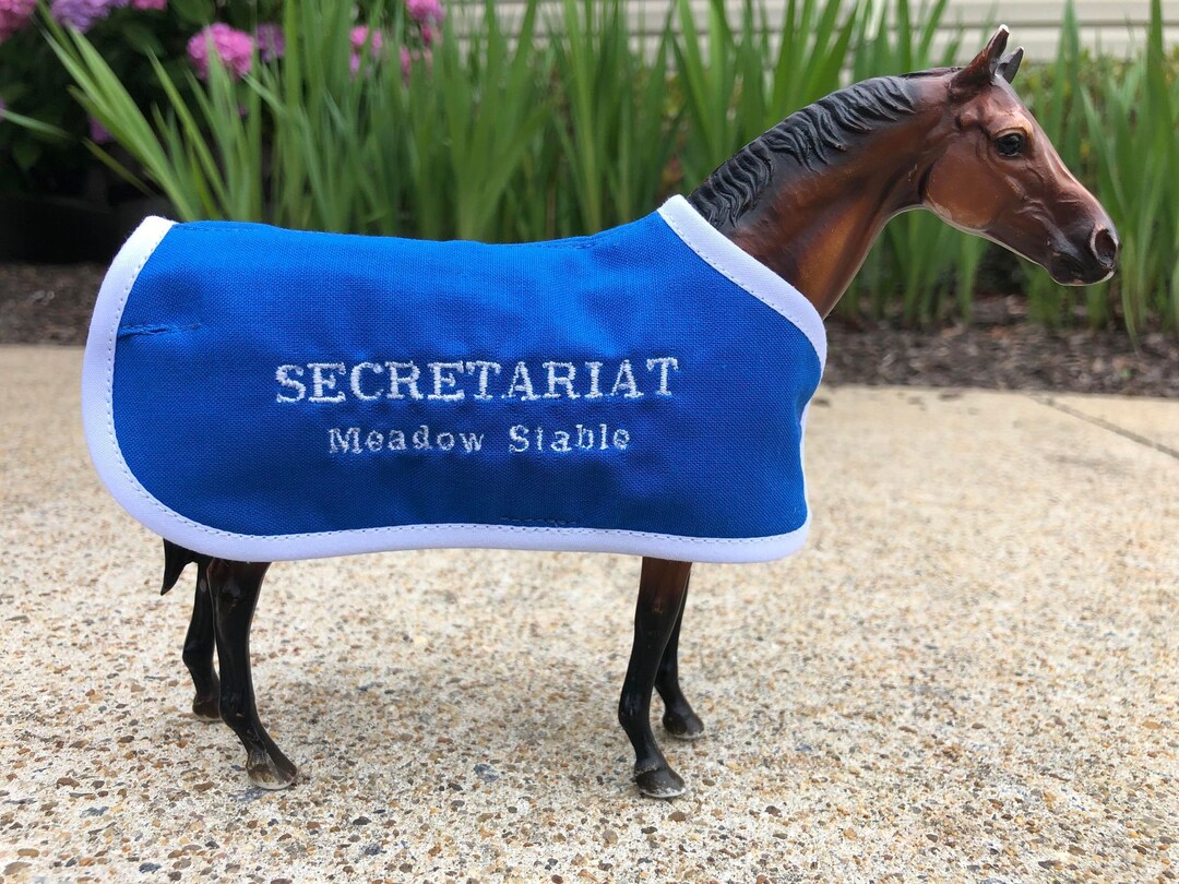 SECRETARIAT Embroidered Blanket Breyer Classic Freedom Series Model ...