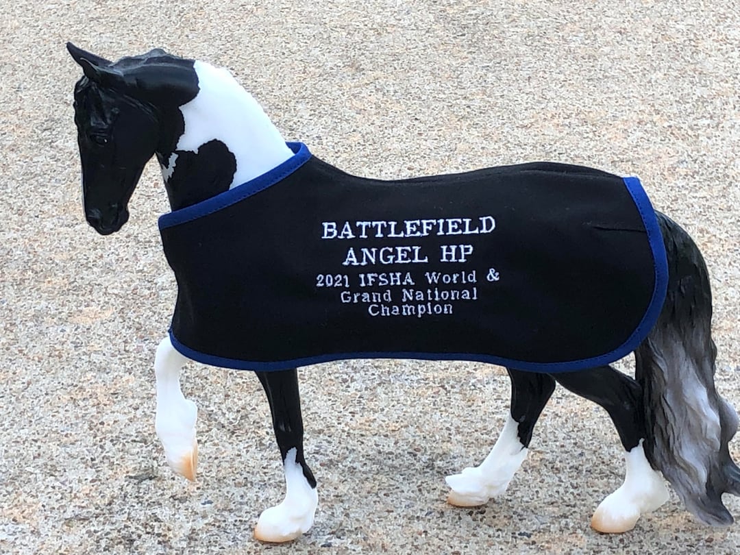 BATTLEFIELD ANGEL HP Embroidered Blanket for Breyer 2023 Breyerfest ...