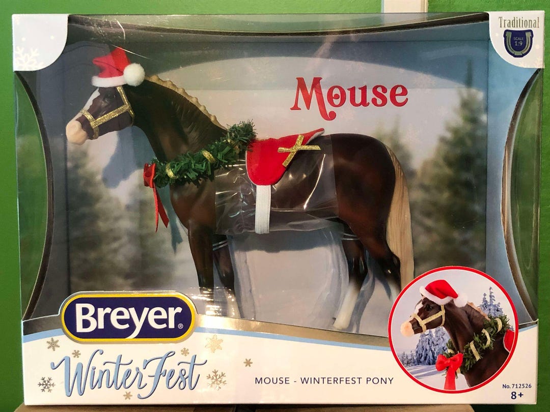 MOUSE 2023 Winterfest Exclusive Horse Breyer Sport Pony Original Finish ...