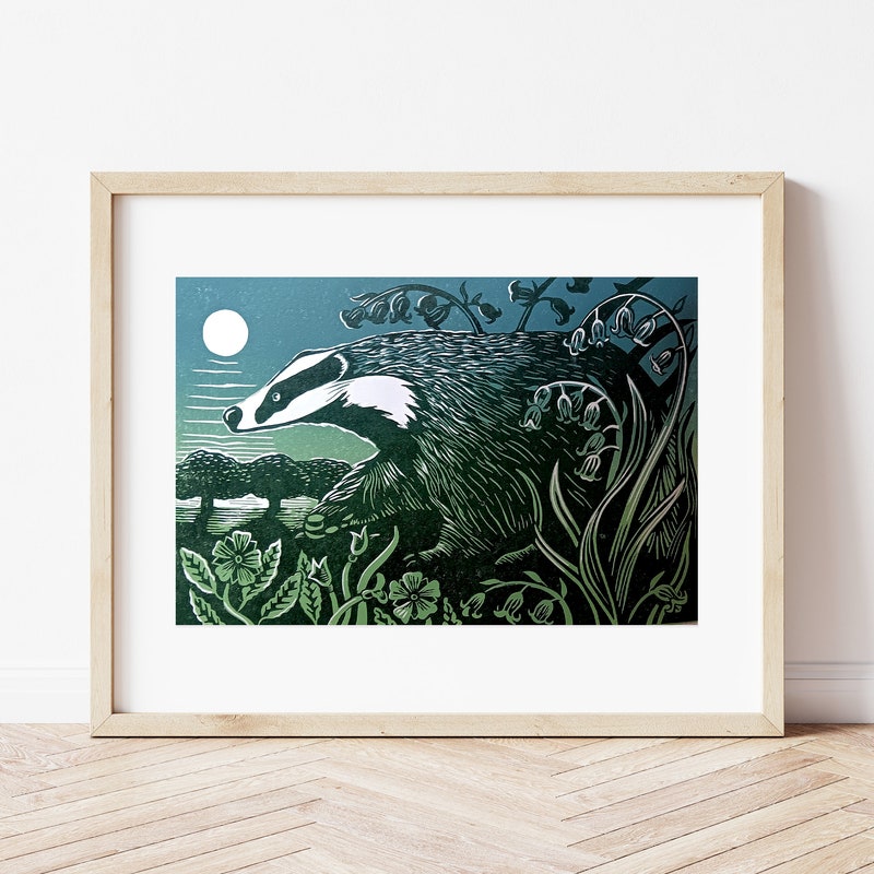 Badger Art - Etsy
