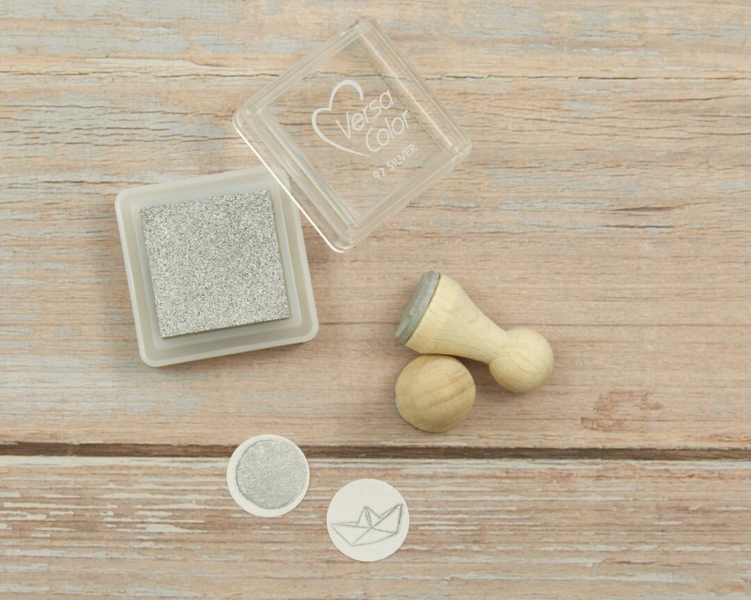 Mini Ink Pad Silver Versa Color silver - Etsy
