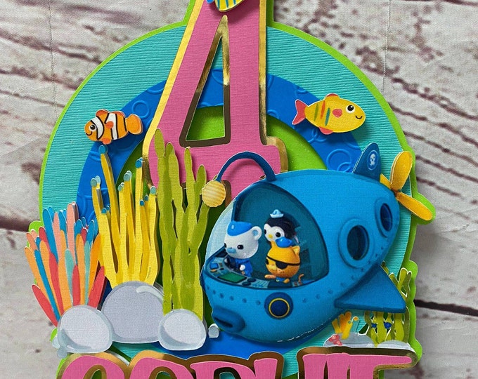 Girl Octonauts Cake Topper, Octonauts Girl Cake Topper, Octonauts Theme ...