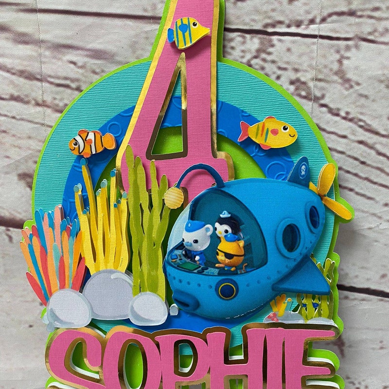 Octonauts Cake Topper - Etsy Australia