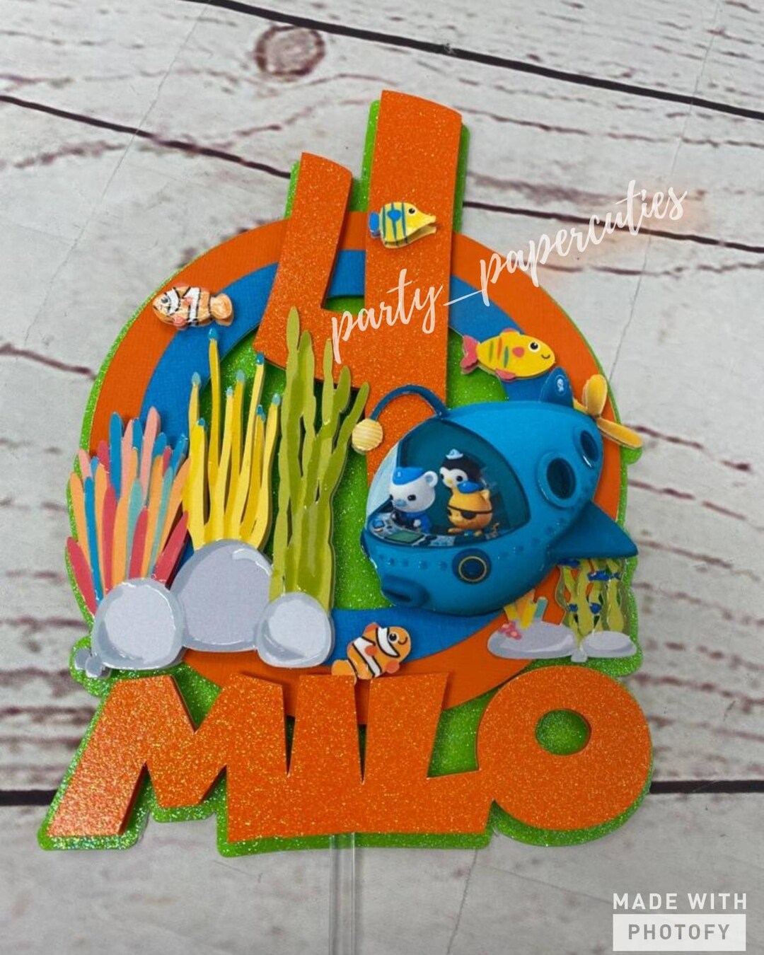 Octonauts Birthday Cake Topper, Octonauts Theme Party, Octonauts Cake ...