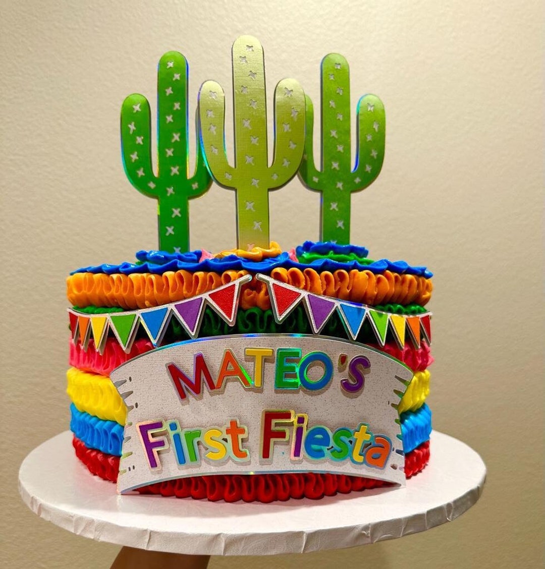 Mexican Theme Cake Topper, Fiesta Cake Topper - Etsy Australia