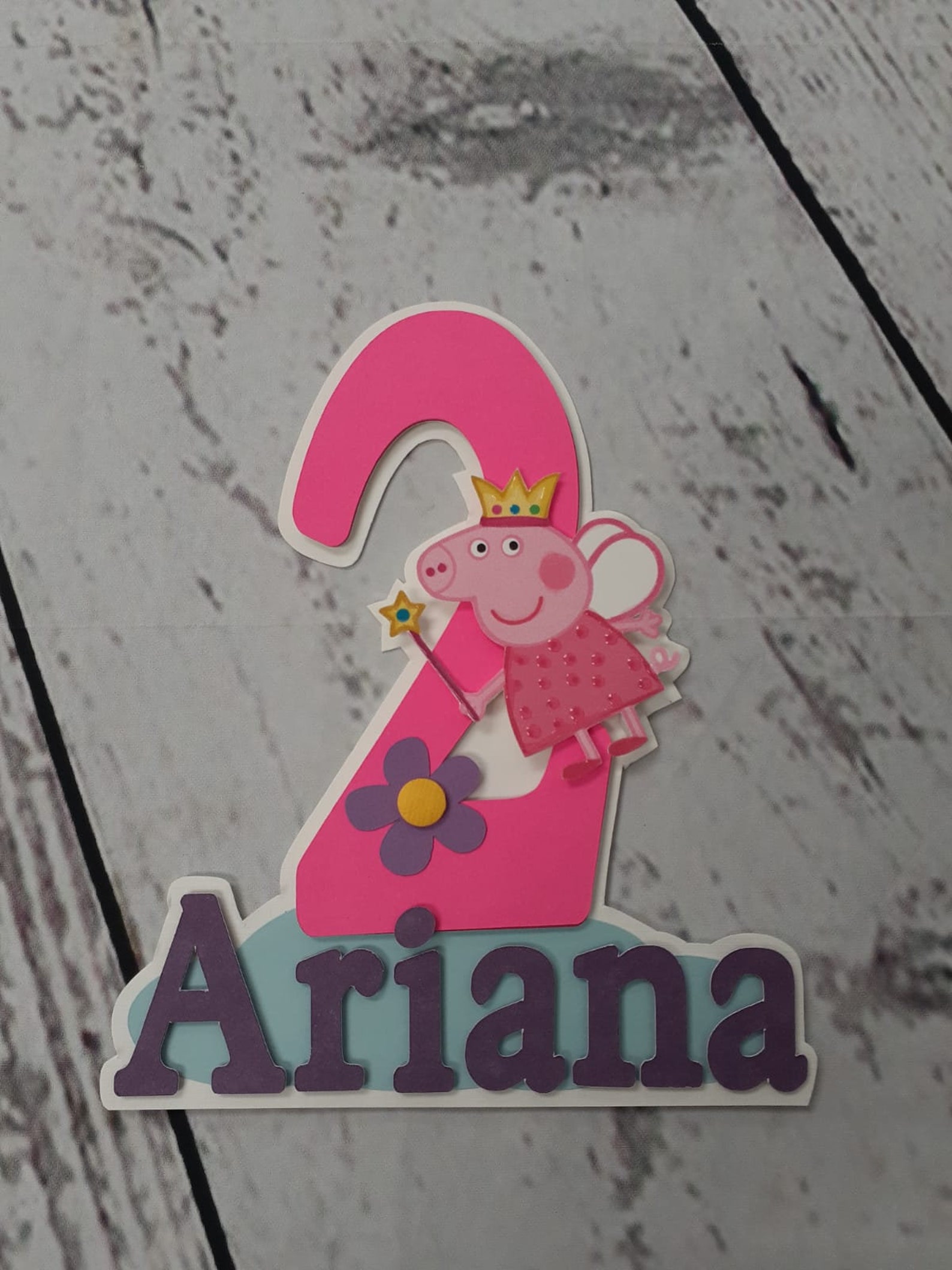 Peppa Pig Cake Topper Peppa Cake Topper | Etsy