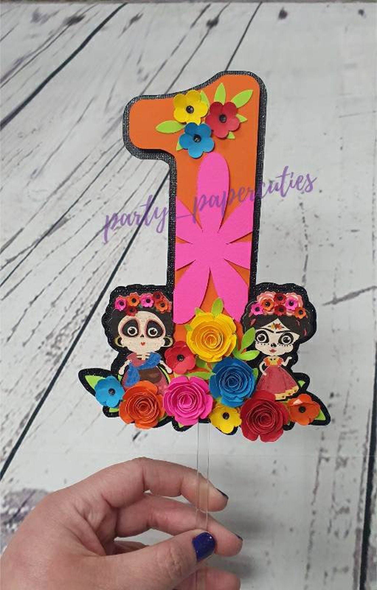 Coco Theme Cake Topper, Fiesta Mexicana Theme Cake Topper, Coco Theme ...