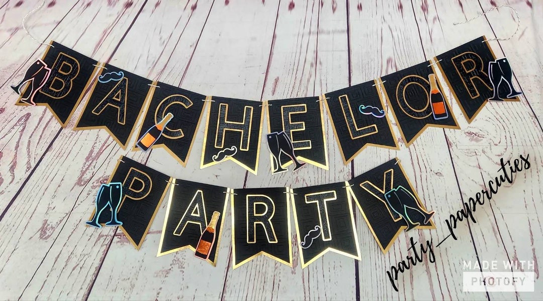 Bachelor Party Banner - Etsy
