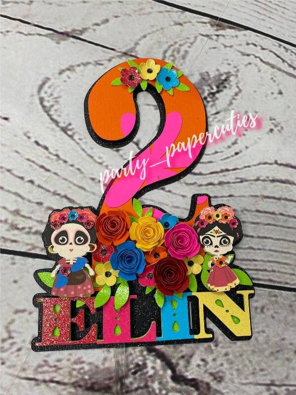 Coco Theme Cake Topper, Fiesta Mexicana Theme Cake Topper, Coco Theme ...