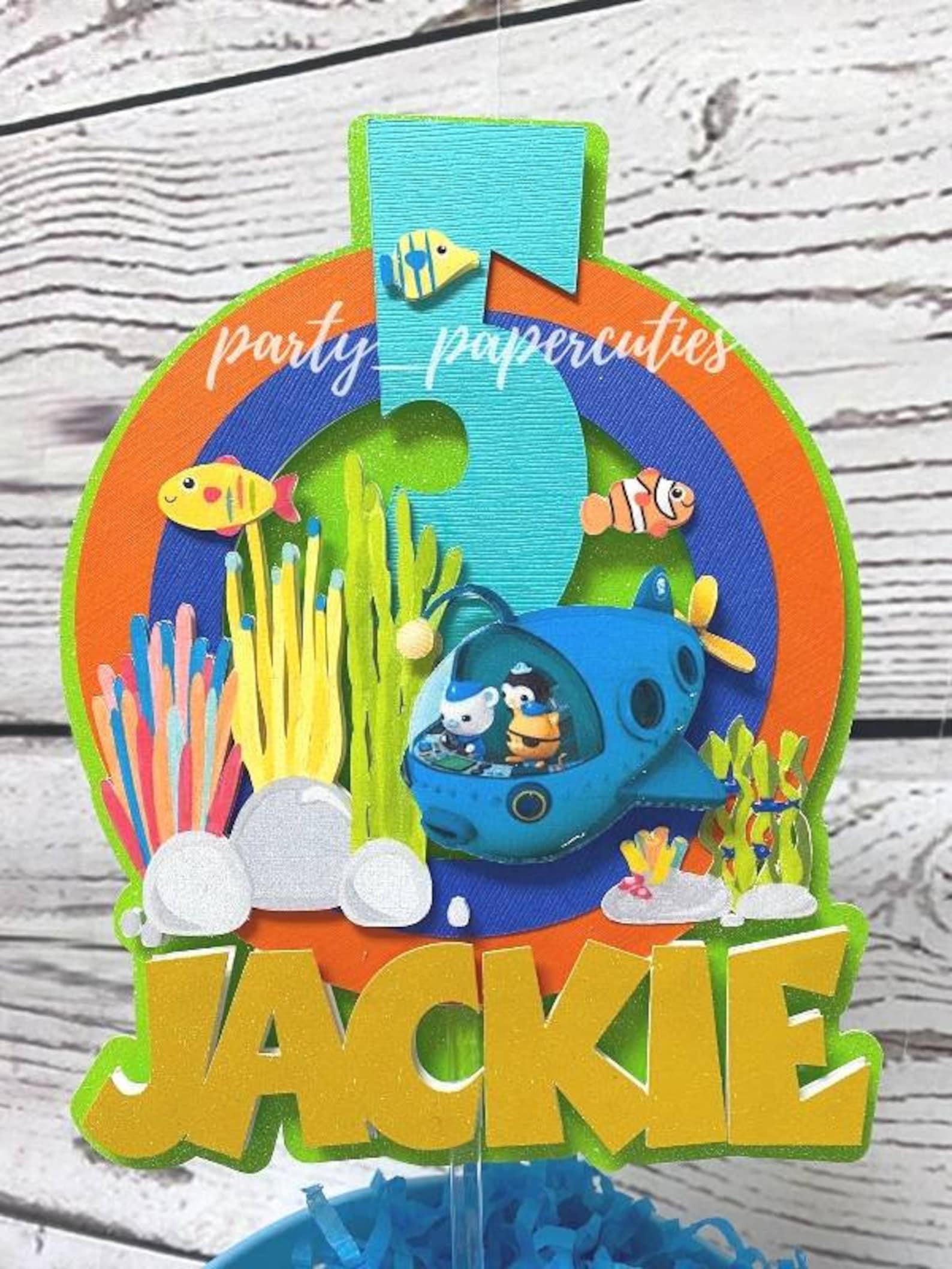 Octonauts Birthday Cake Topper Octonauts Theme Party | Etsy Canada