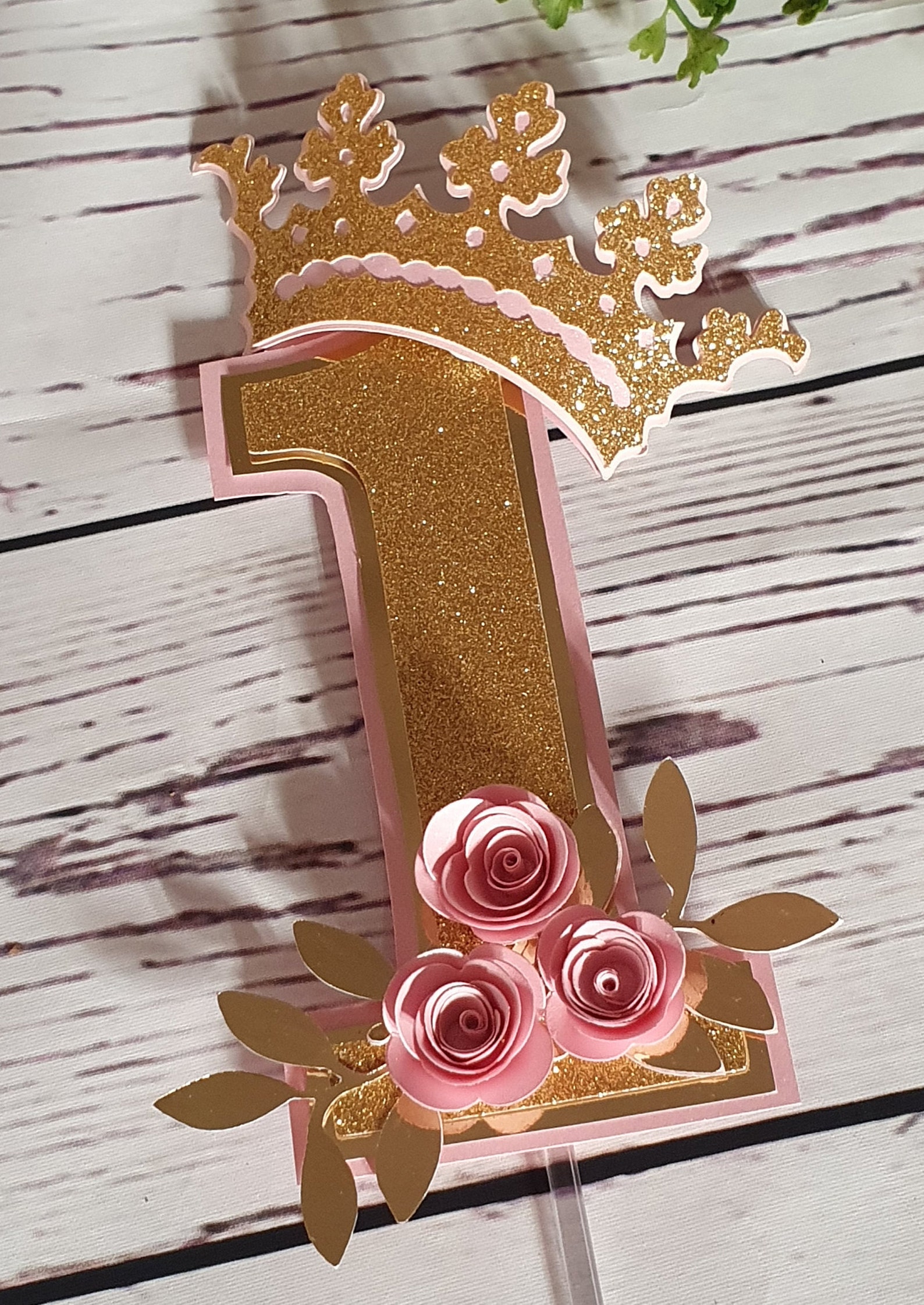 Number One Princess Cake Topper | Etsy