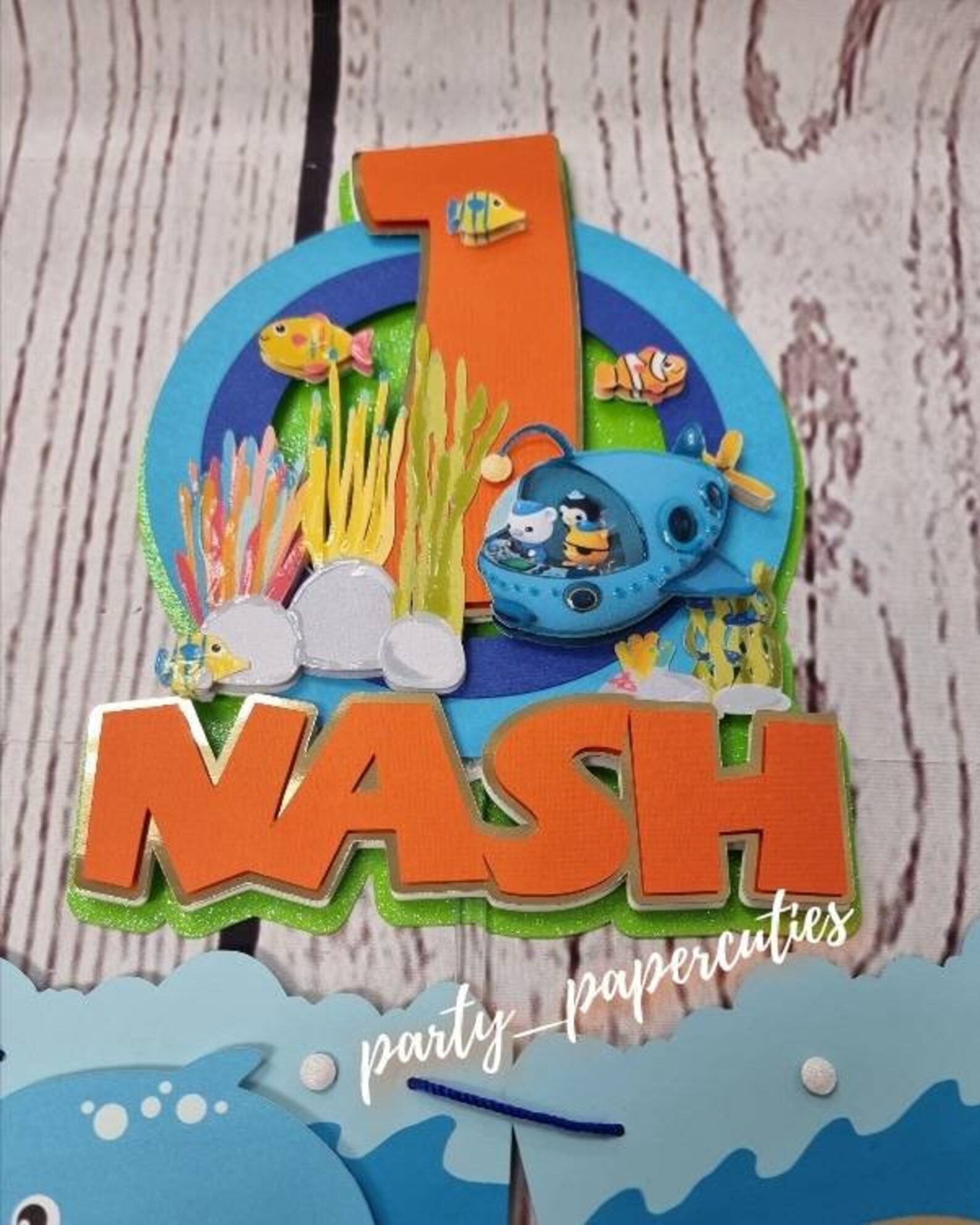 Octonauts Birthday Cake Topper, Octonauts Theme Party, Octonauts Cake ...