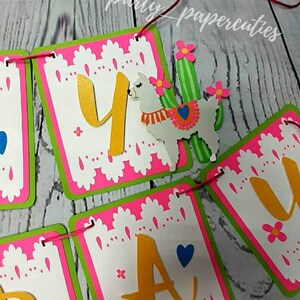 Llama Birthday Banner, Llama Banner, Alpaca Birthday Banner, Llama and ...