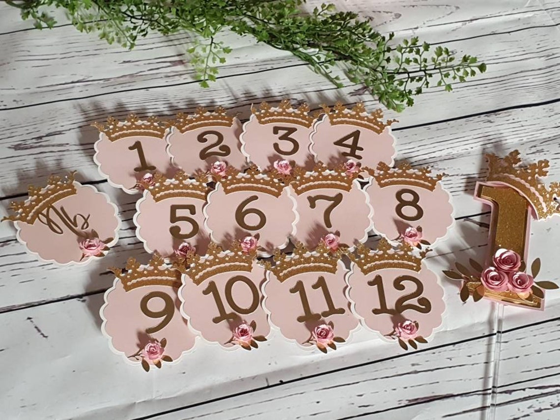 Happy 1st Birthday Princess Banner First Birthday Princess | Etsy