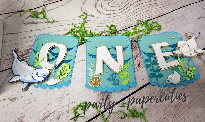 Baby Beluga Whale Banner De Cumpleaños Personalizado, Fiesta Temática ...