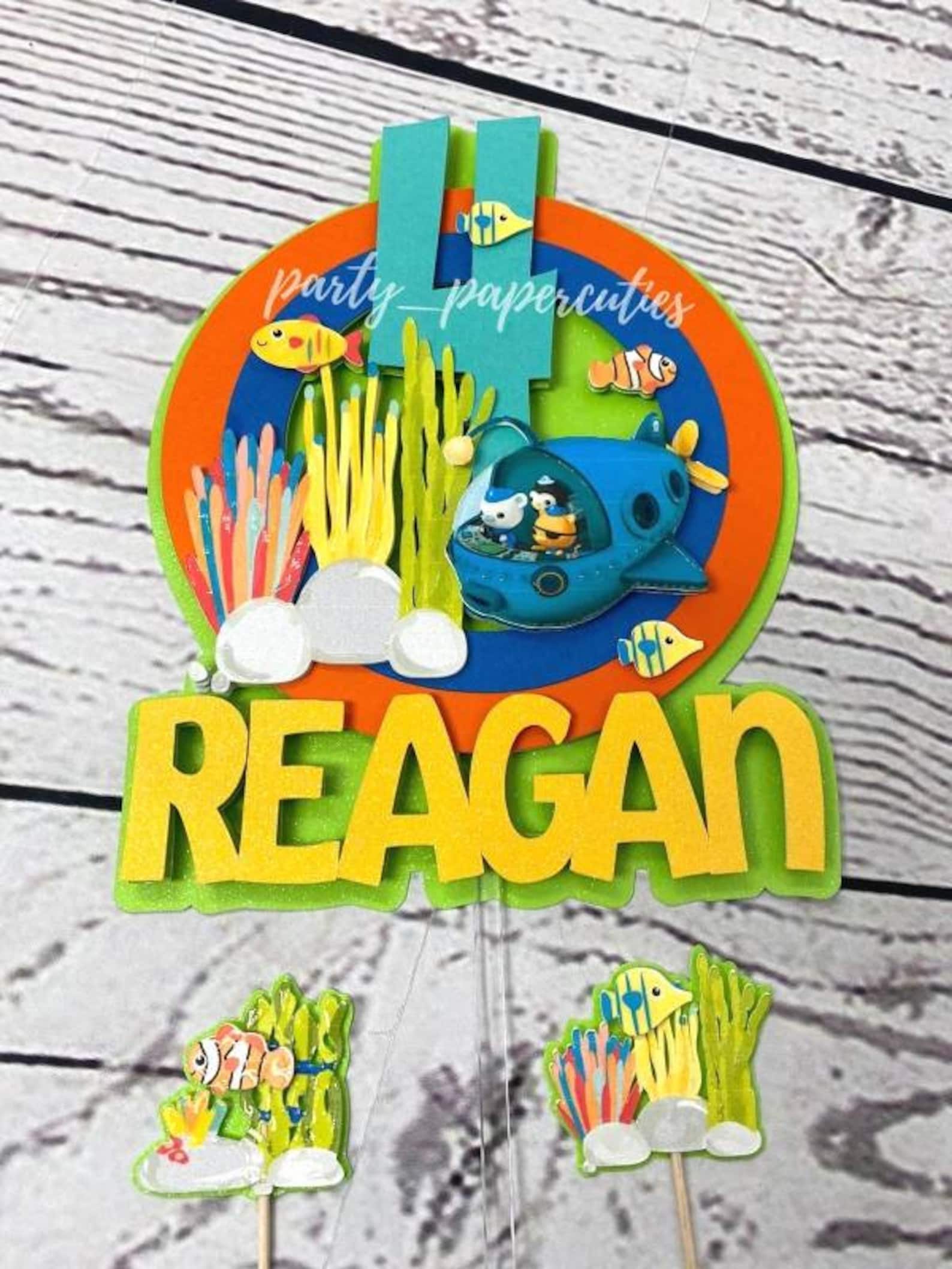 Octonauts Birthday Cake Topper, Octonauts Theme Party, Octonauts Cake ...