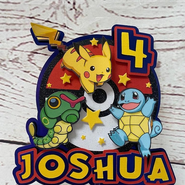 Pikachu Cake Topper Wedding - Etsy