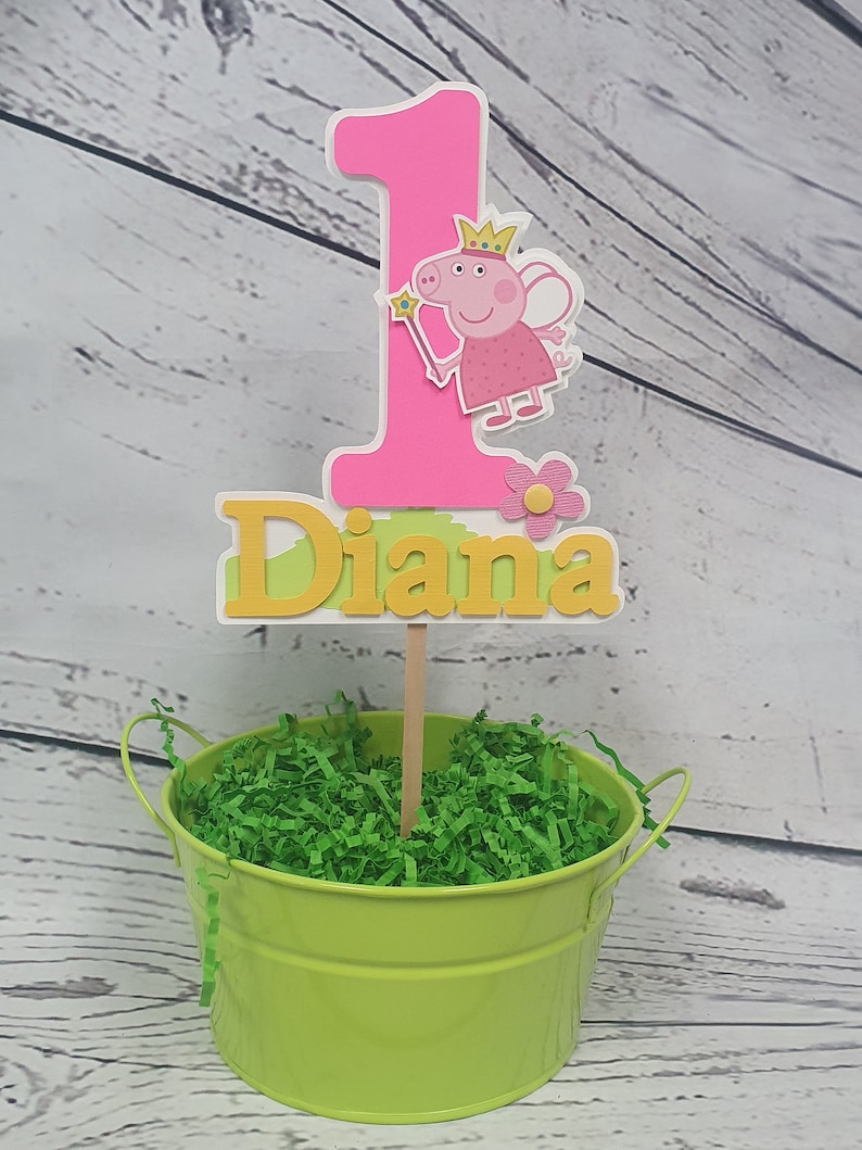 Peppa Pig Cake Topper Peppa Cake Topper | Etsy