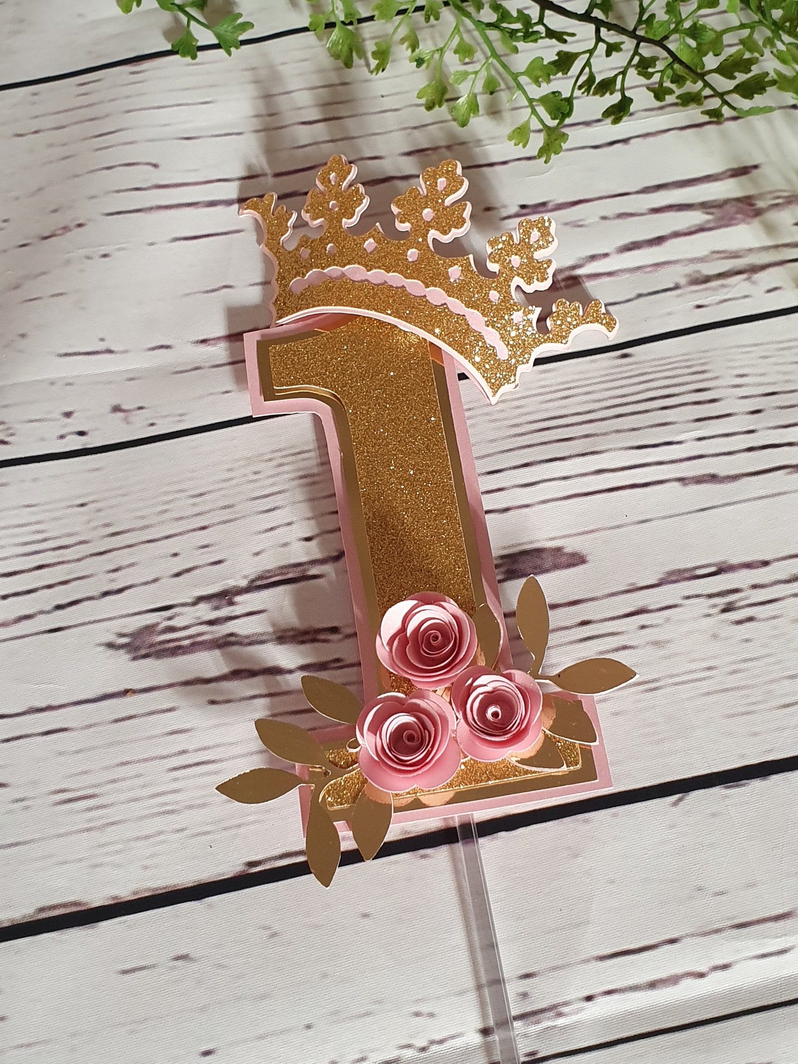 Number One Princess Cake Topper | Etsy