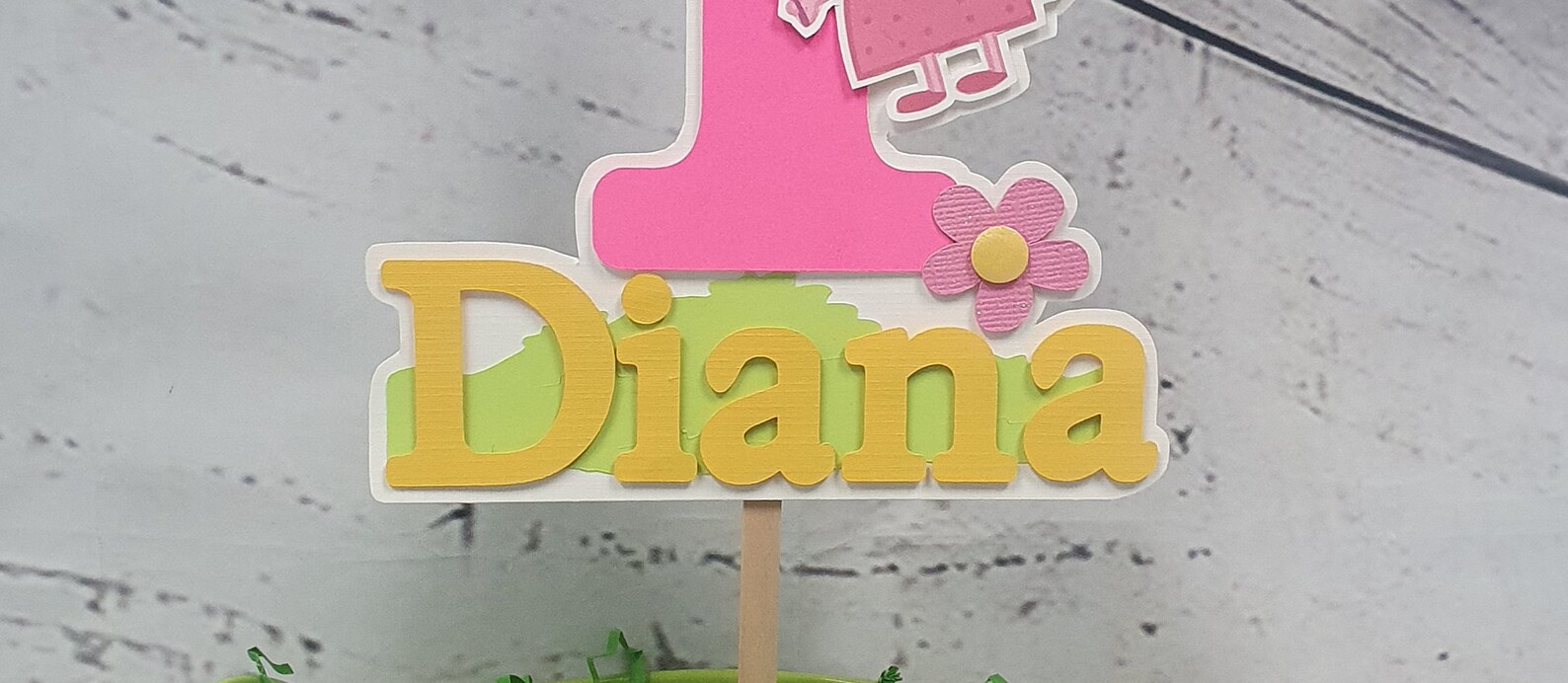 Peppa Pig Cake Topper Peppa Cake Topper | Etsy