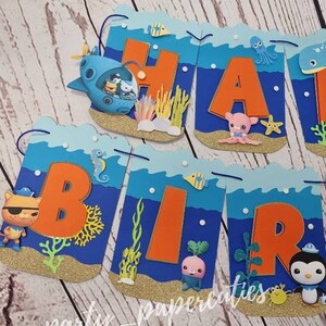 The Octonauts Happy Birthday Banner Octonoauts Banner - Etsy Canada