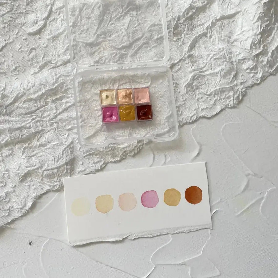 1ml/2ml Watercolor Skin Tone Small Grid Paint Set - Etsy UK