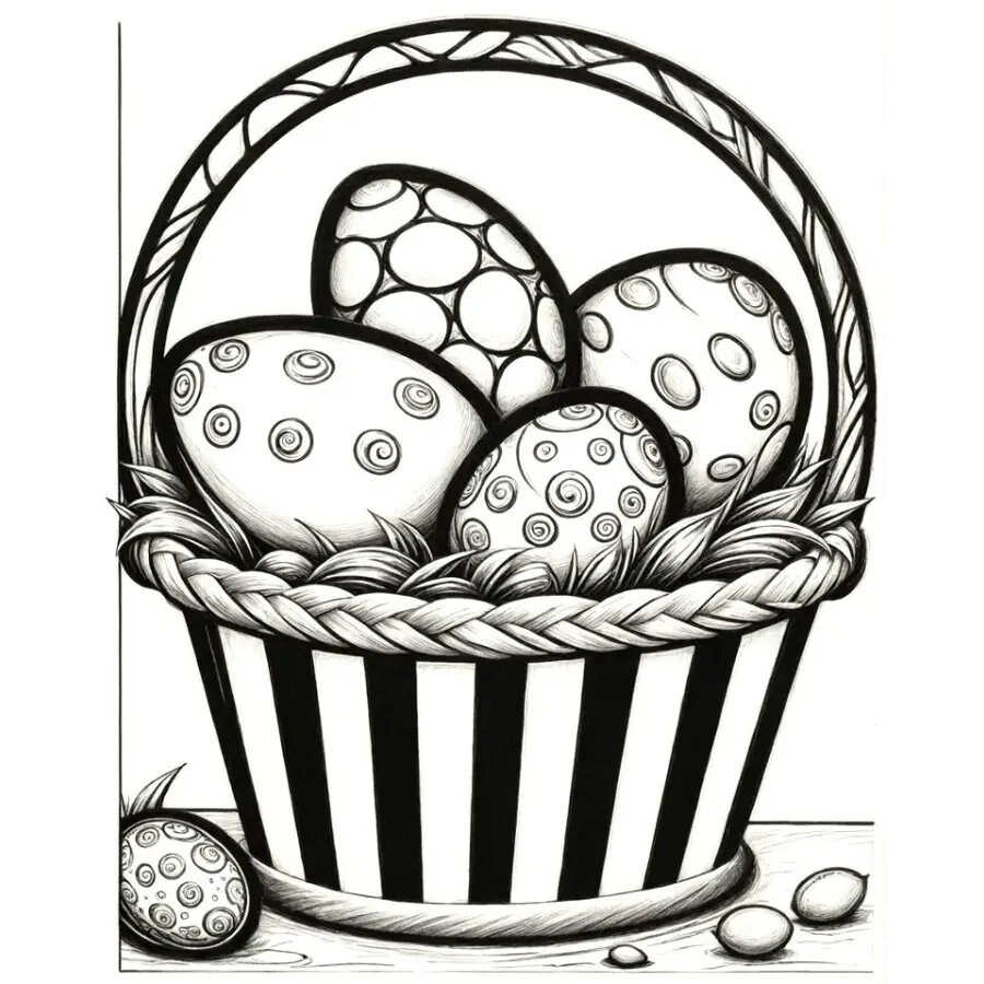 Easter Coloring Book Digital Download 5 Pages - Etsy