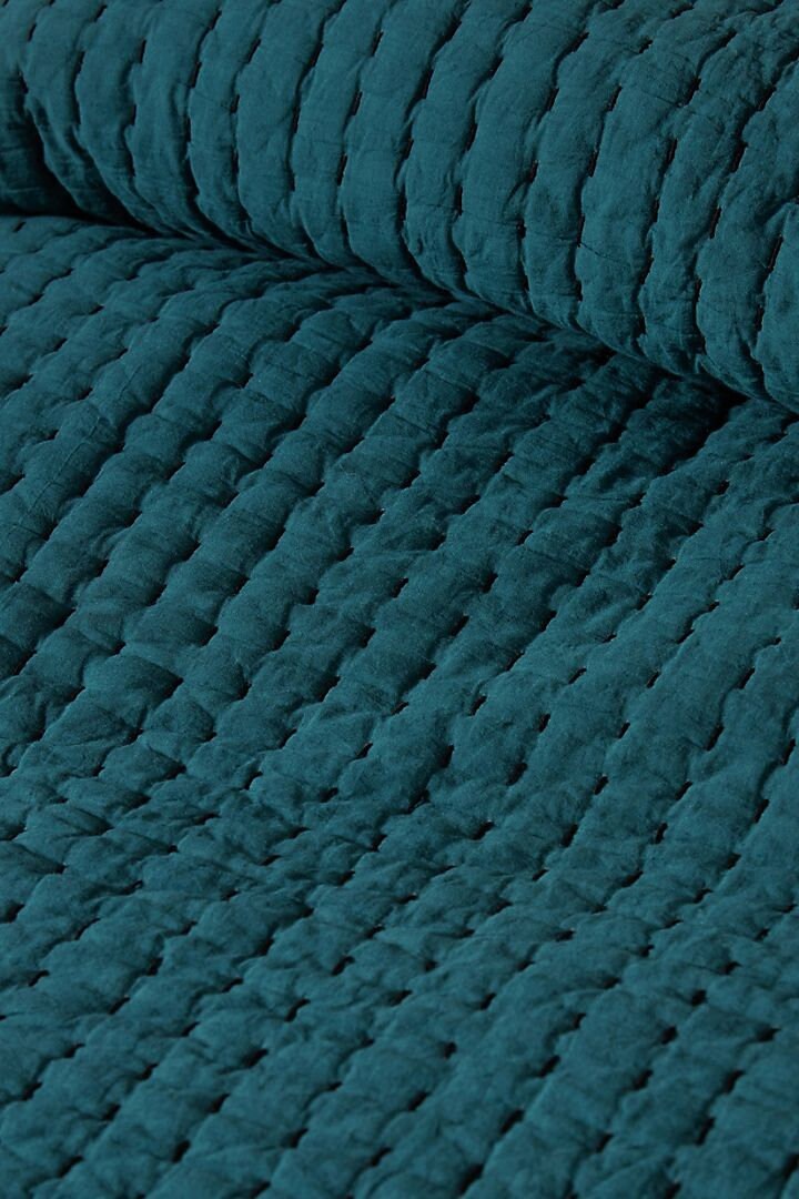 Handmade 100% Cotton Solid Color Padded Indian Kantha Quilt - Etsy