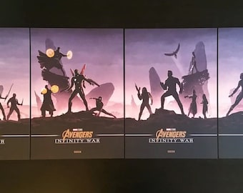 Infinity war poster | Etsy