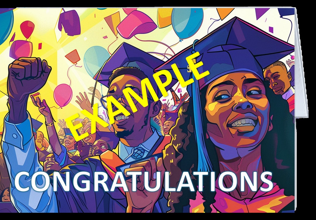 Graduation E-card 2024 Classic Traditional Digital Grad Card, Instant ...