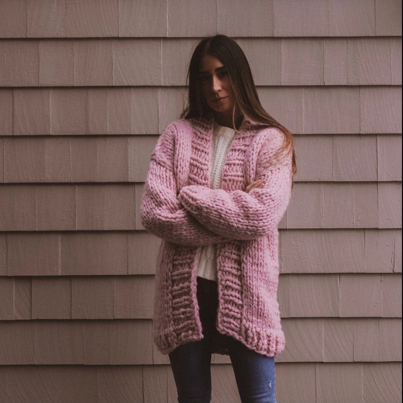 Handknitted Multicolor Cozy Wool Mix Cardigans - Etsy