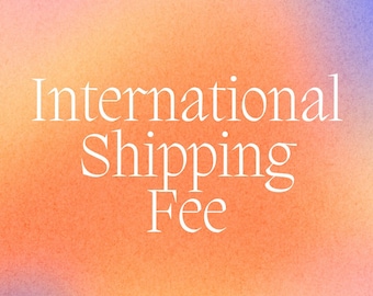 Priority International Shipping Fee - Etsy