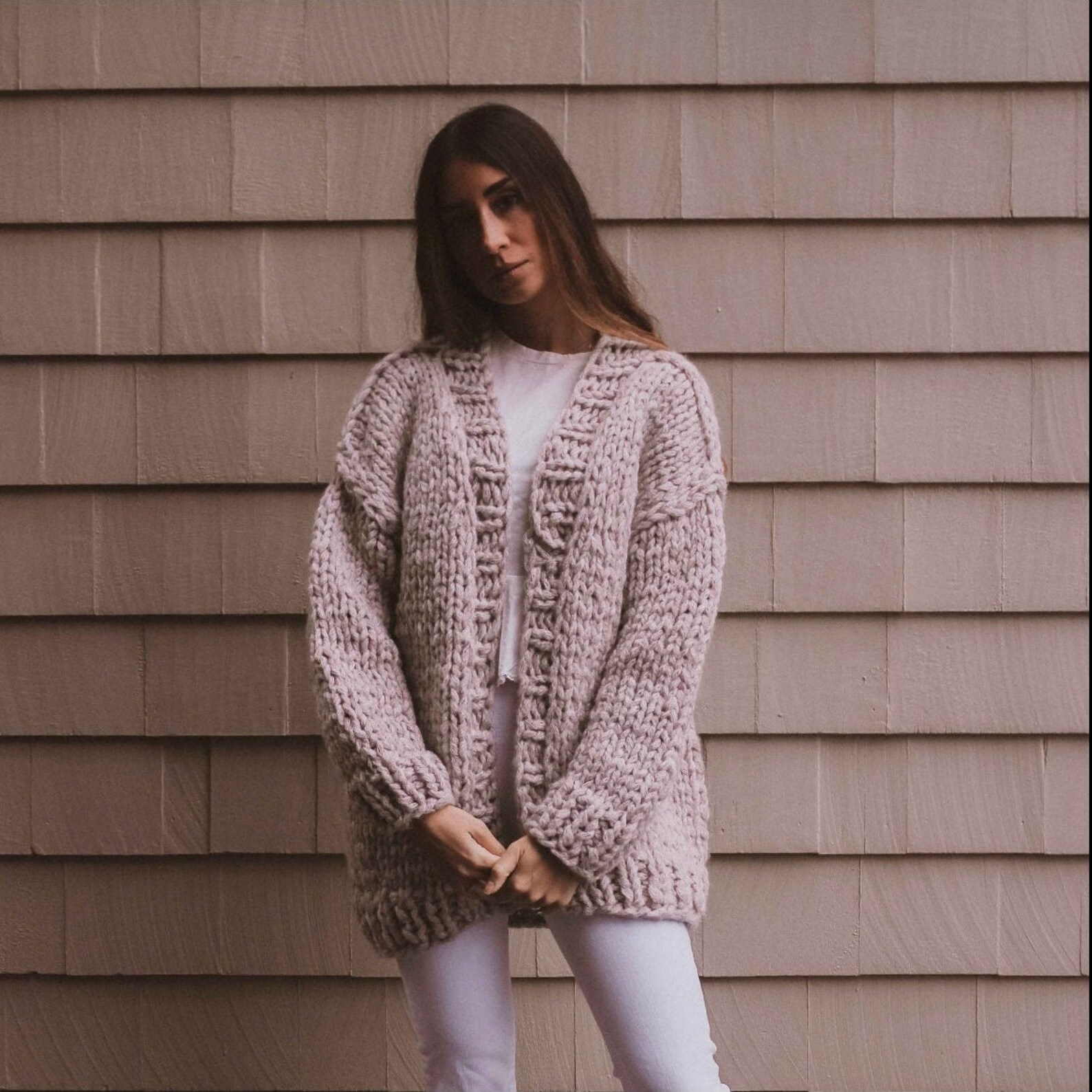 Handknitted Multicolor Cozy Wool Mix Cardigans - Etsy