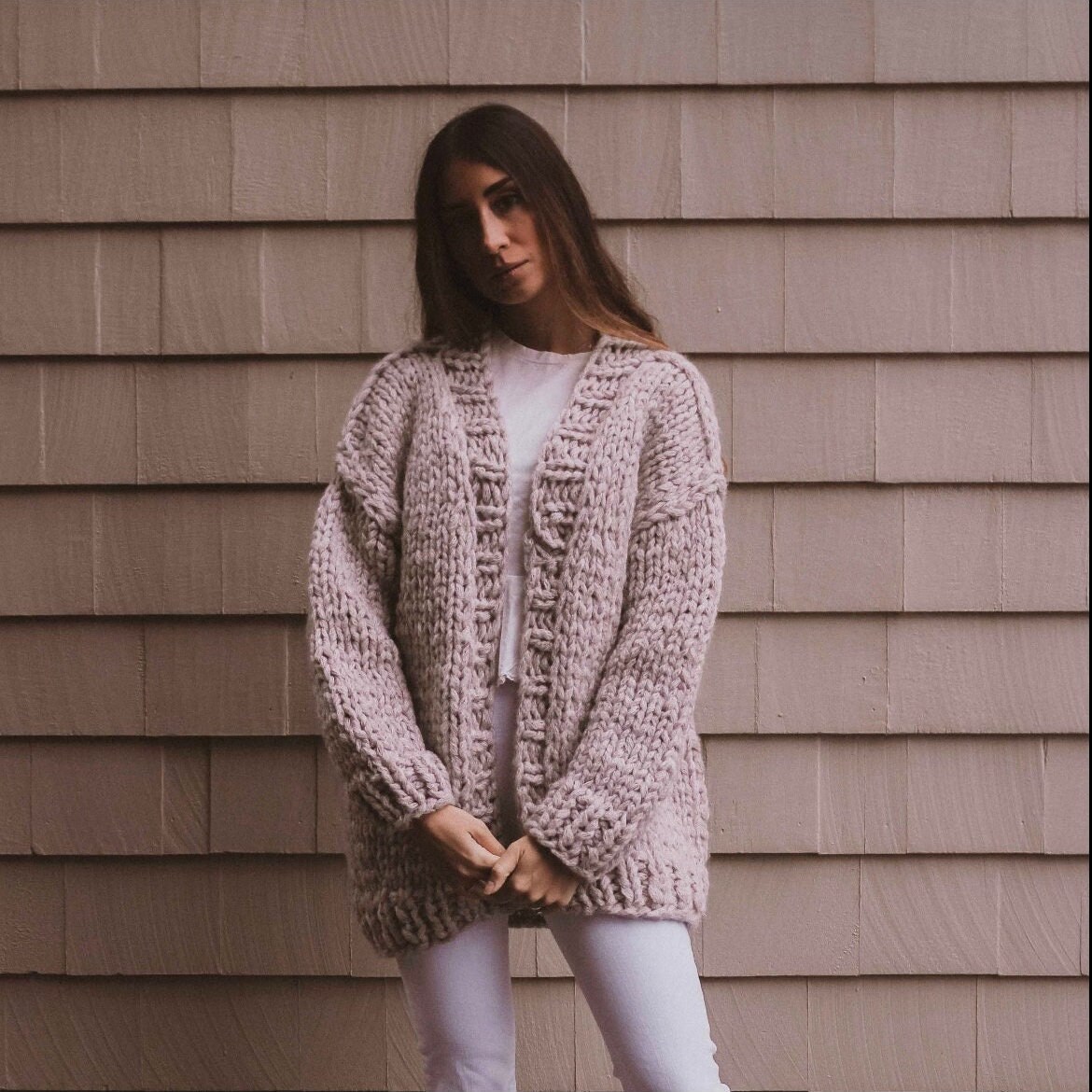 Handknitted Multicolor Cozy Wool Mix Cardigans - Etsy