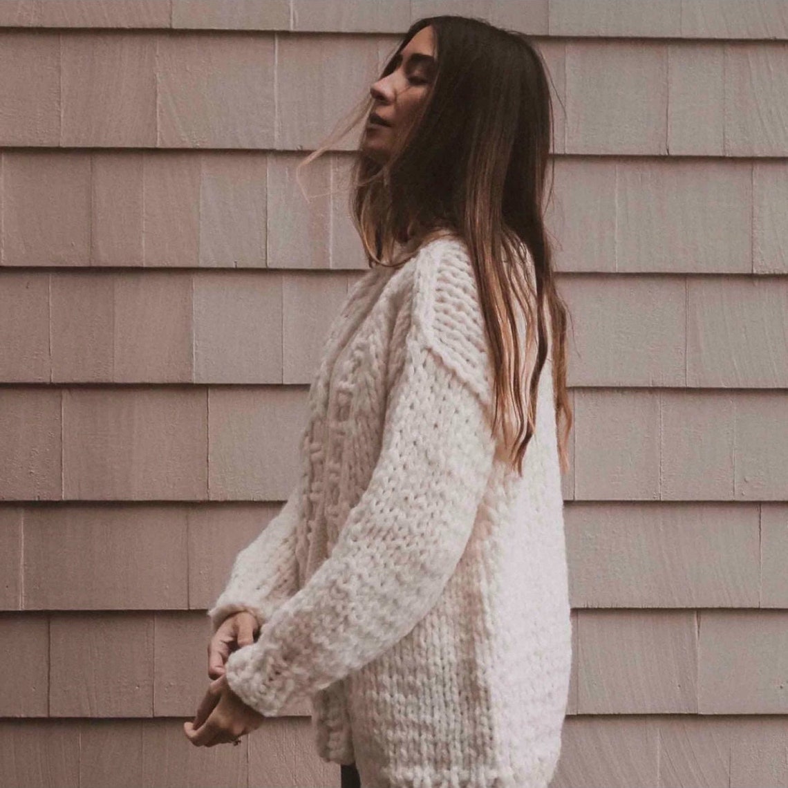 Handknitted Multicolor Cozy Wool Mix Cardigans - Etsy