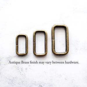 Collar Loop, Antique Brass Collar Loop, 25mm, 20mm, Belt, Dog Collar ...