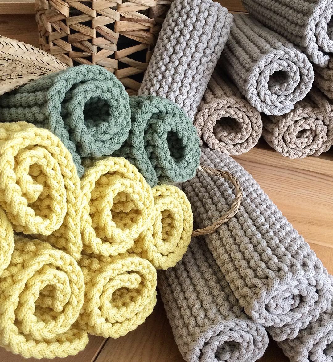 Knitted Placemat Be V, Available in Many Colors and Sizes, Table ...