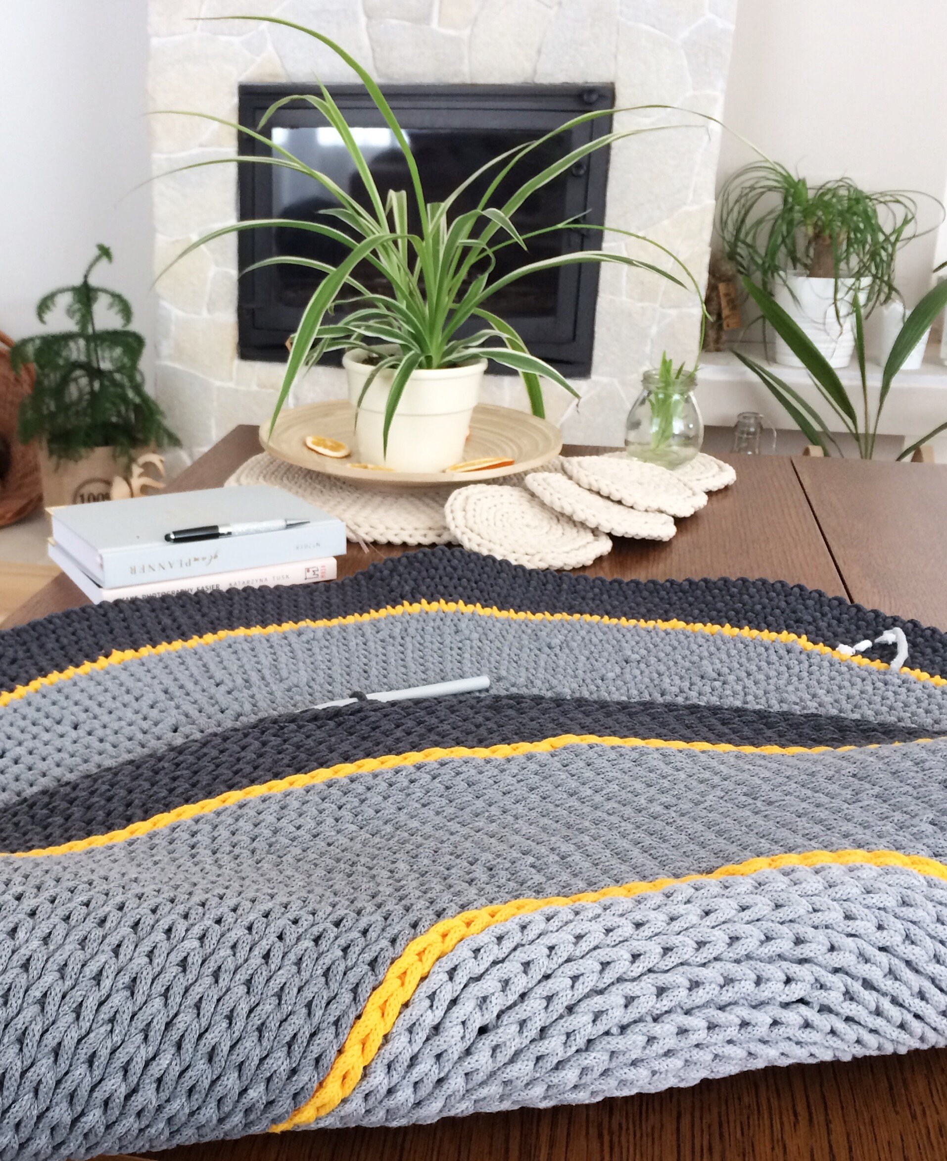 Colorful Round Rug From Cotton Cord Available in Many Color - Etsy