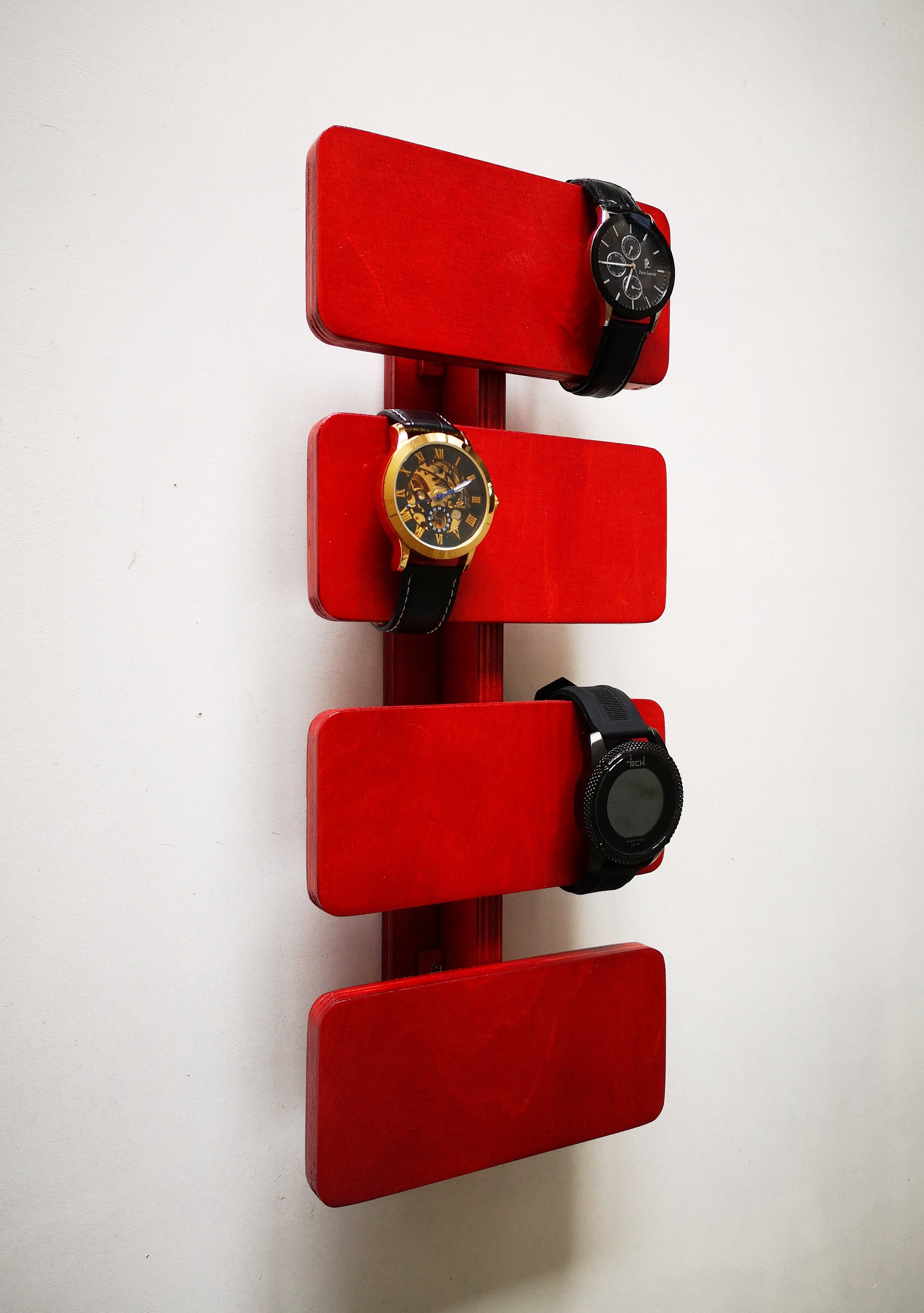 Watch display from wood Wooden decor Home organizer Jewelry | Etsy